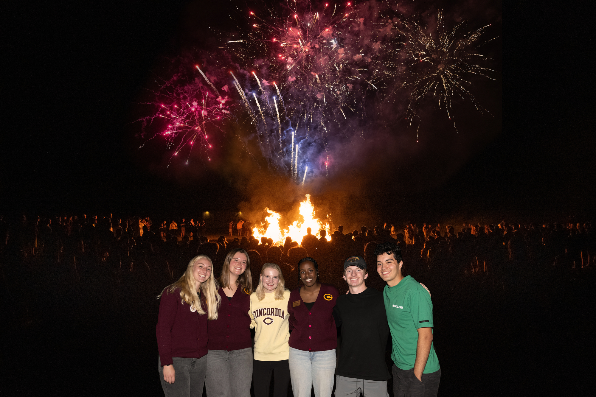 Homecoming Bonfire and Fireworks | Concordia College