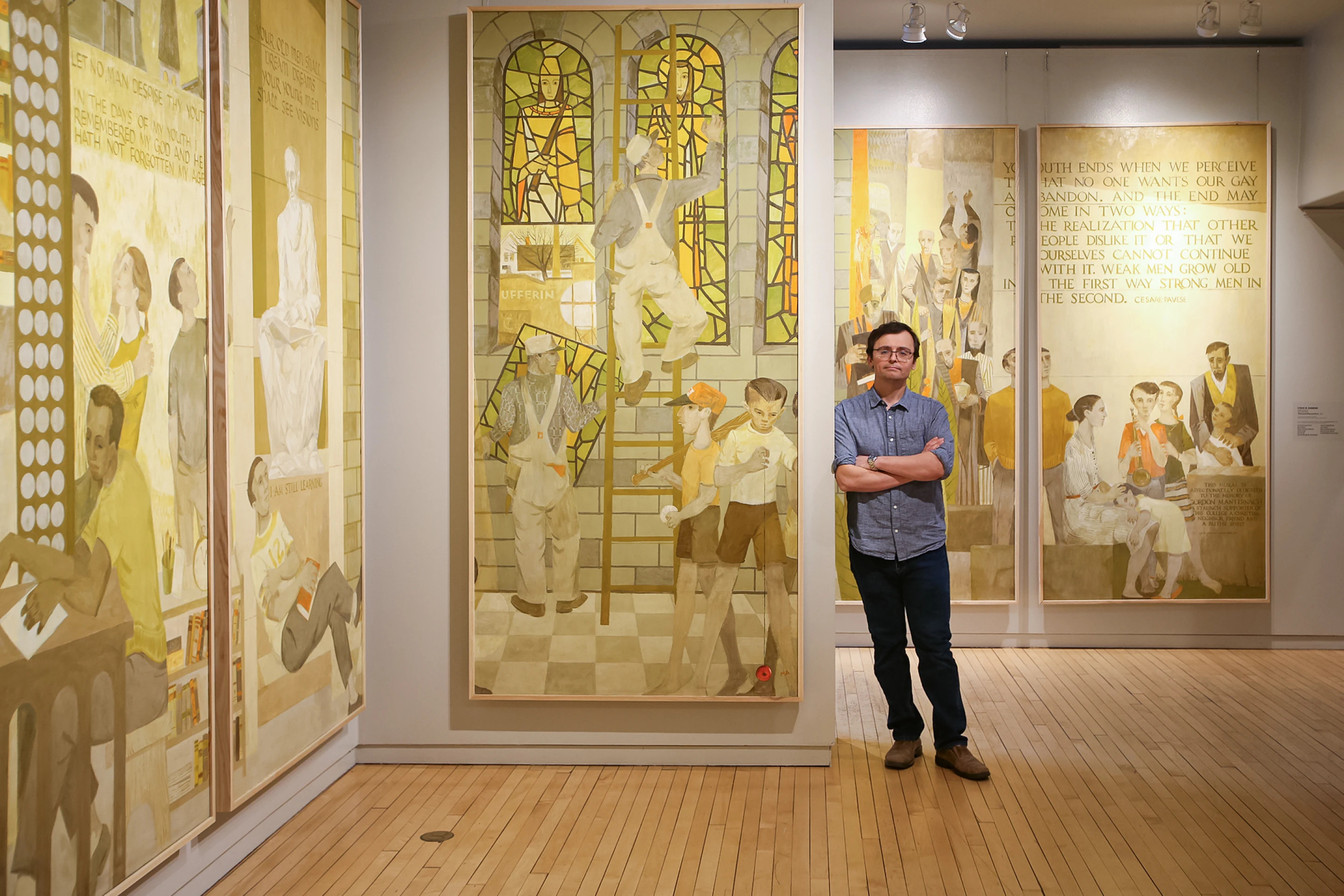 In the News: Late Concordia professor's mural restored | Concordia College